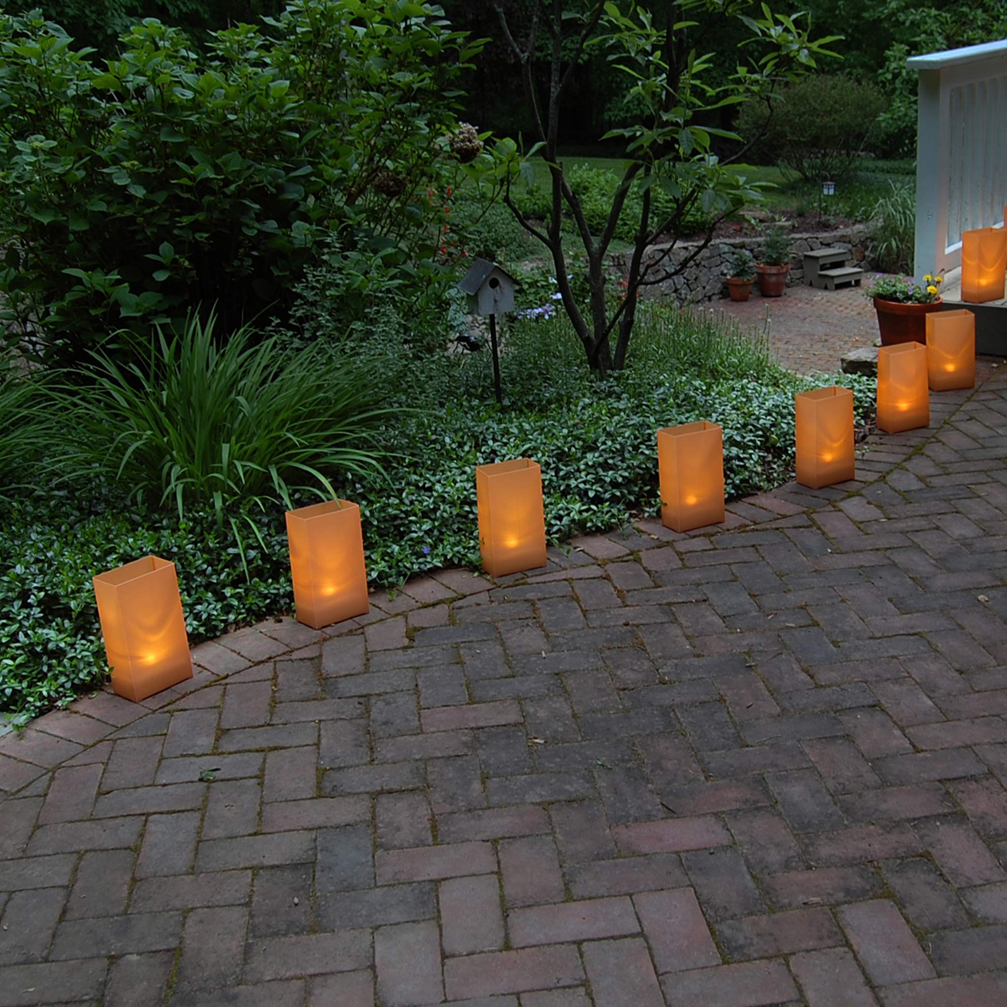 Lumabase 32310 Electric Luminaria Kit, Tan