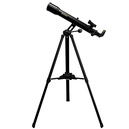 ExploraPro 70AZ Refractor Telescope β 70mm Aperture 700mm Focal Length Manual Alt-AZ Telescope with Slow Motion Control β Smartphone Adapter and Remote Shutter - Spectrum Optical Instruments