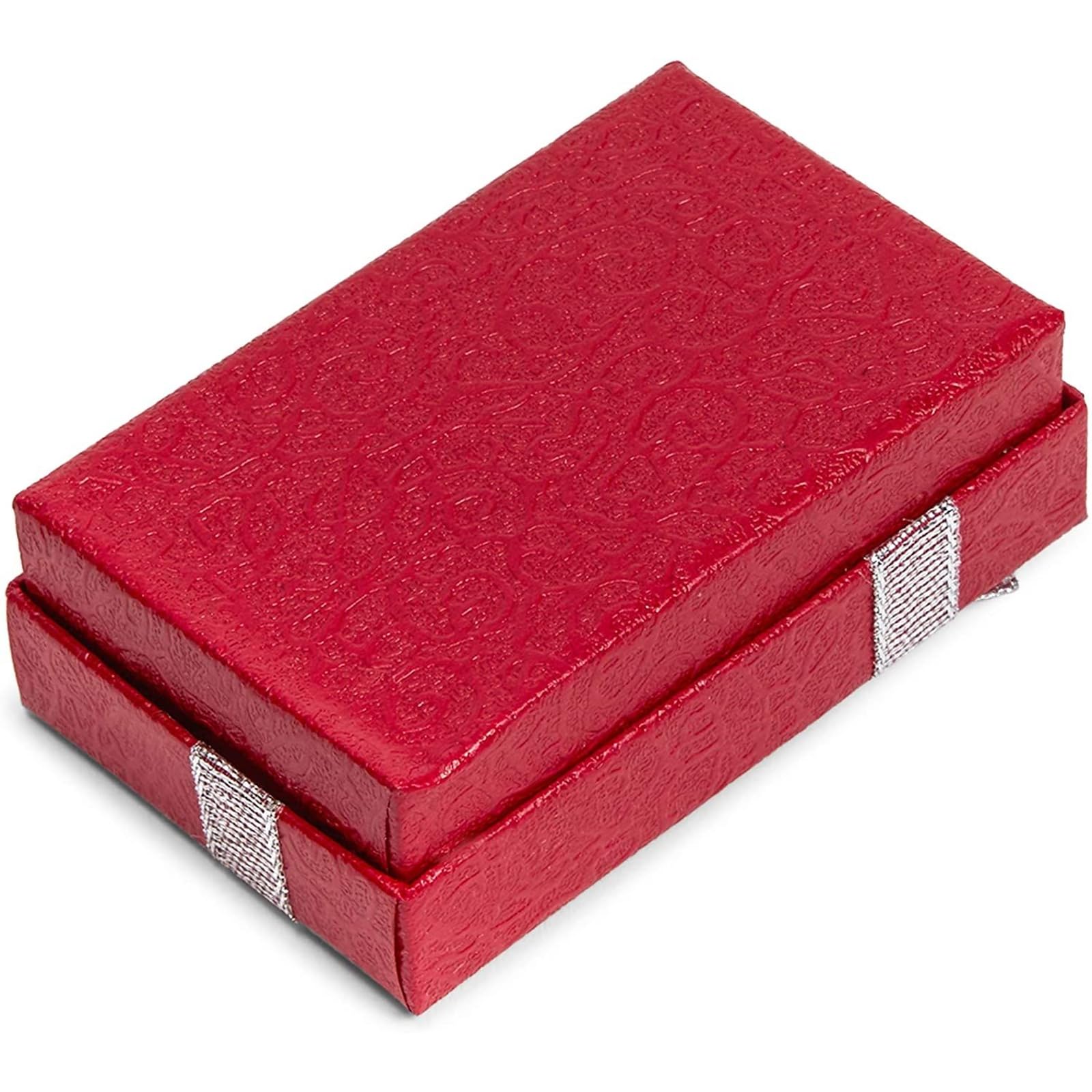 Bright Creations Jewelry Gift Box Set with Lids and Ribbon Bows (6 Colors, 2 x 3 x 1 in, 24 Pack)