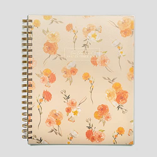 Blue Sky Life Note It 2023-2024 Academic Year Weekly and Monthly Planner Notes, 8.5" x 11", Frosted Cover, Wirebound, Hannah Frosted (142588-A24)