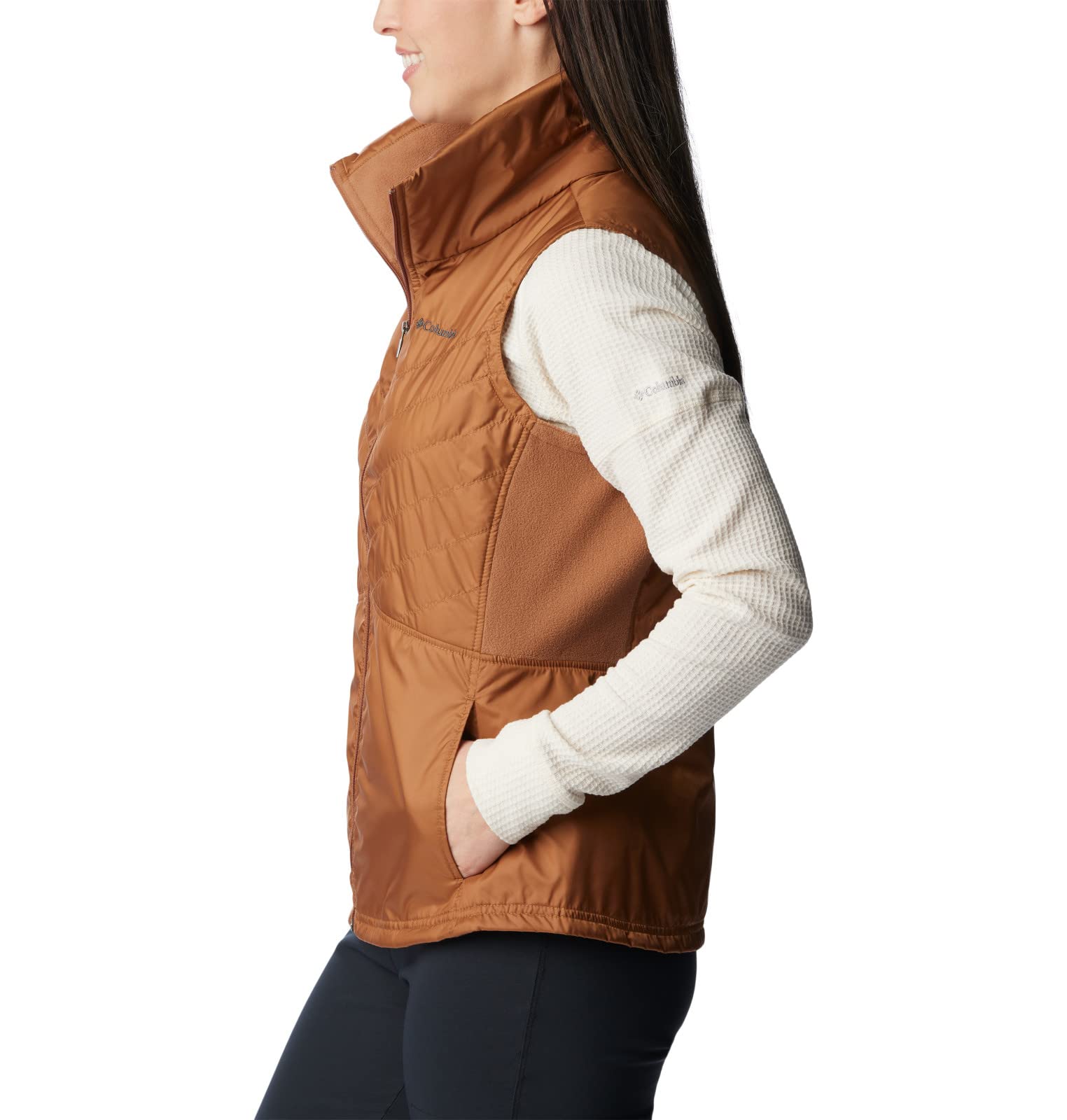 Columbia Women's Mix It Around II Vest, Camel Brown, Small