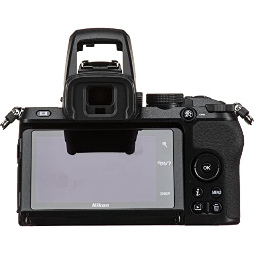 Nikon Z50 Mirrorless Camera Body Only Camera Bundle + Accessories (64Gb Additional Memory, Extra Battery, Tripod, Gadget Bag and More) (Renewed)