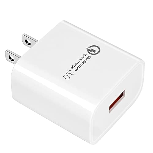 TPLTECH Quick Charge 3.0 Charger for LG Stylo 6 5 4, LG G7 G8 G8X ThinQ, LG V60 ThinQ 5G UW, LG V30 V20, LG Velvet 5G Fast Charger, LG V35 V40 V50 ThinQ, K51 K92 5G Wall Charger Type-C Charging Cable