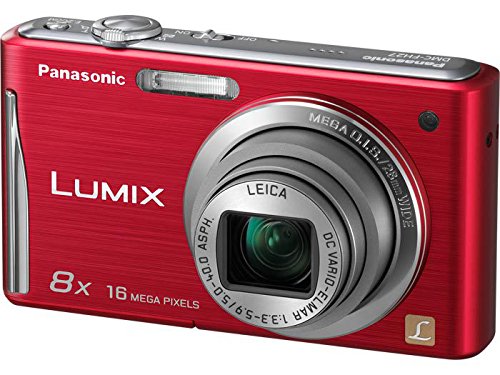 Lumix DMC-FH27 16.1 Megapixel Compact Camera - 5 mm-40 mm - Red