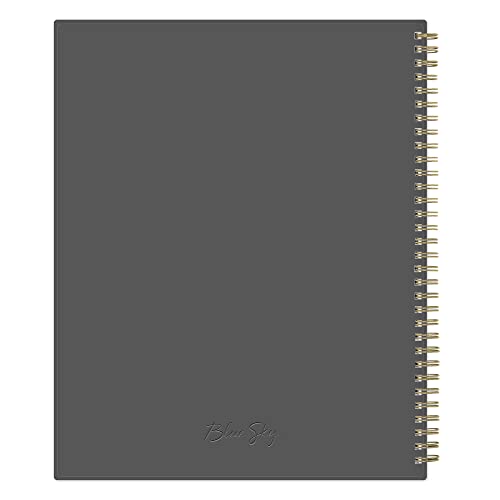 Blue Sky Life Note It 2023-2024 Academic Year Weekly and Monthly Planner Notes, 8.5" x 11", Frosted Cover, Wirebound, Hannah Frosted (142588-A24)
