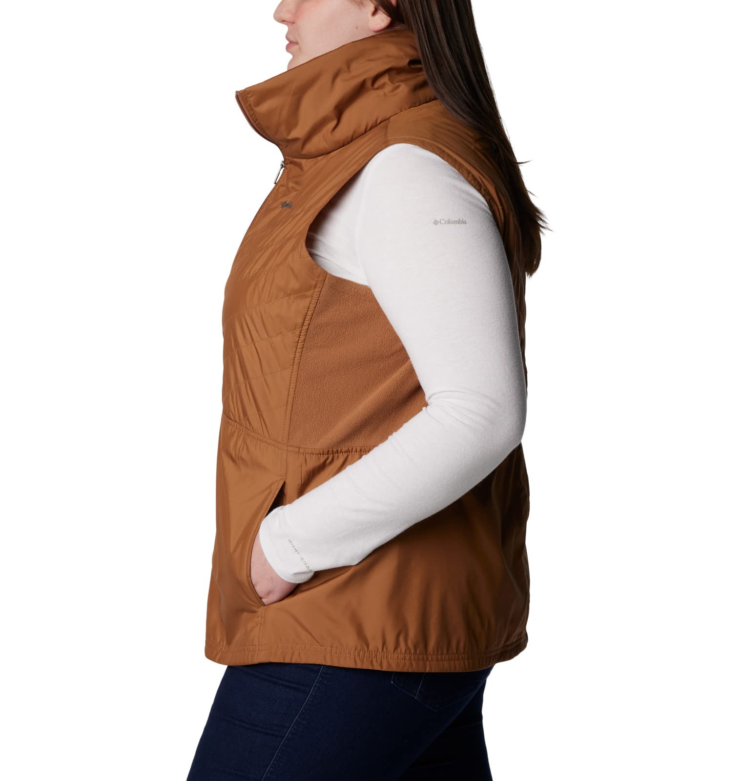 Columbia Women's Mix It Around II Vest, Camel Brown, Small
