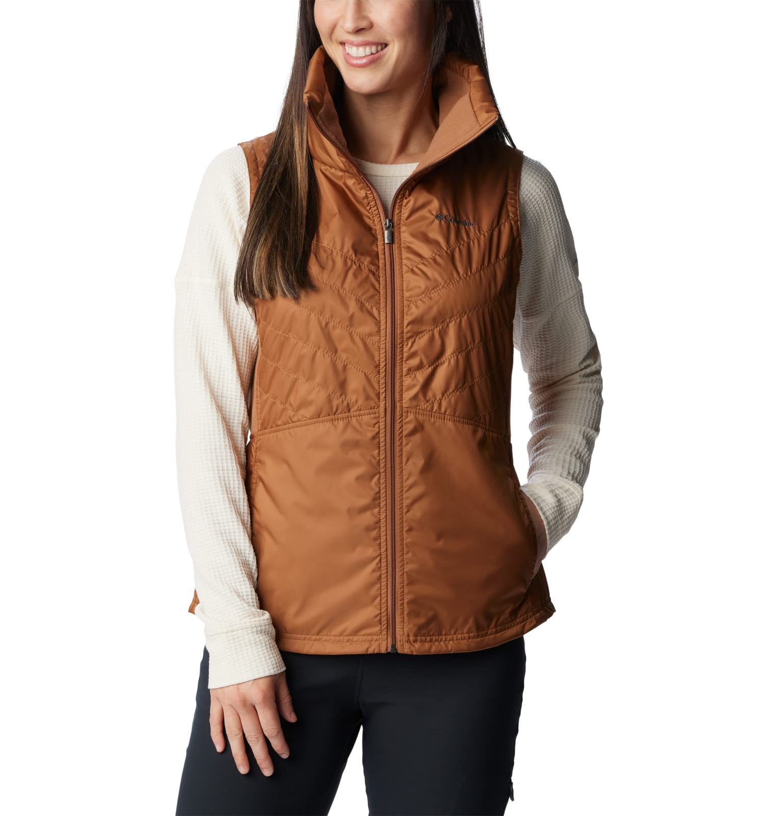 Columbia Women's Mix It Around II Vest, Camel Brown, Small