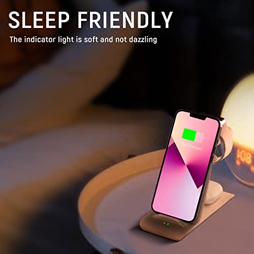HATALKIN 3 in 1 Wireless Charging Station Compatible for Apple Products Multiple Devices Apple Watch 8 Ultra 7 SE 6 5 4 3 AirPods 3 Pro 2 iPhone 14 13 12 11 Pro Max XS XR 8 Fast Wireless Charger Stand