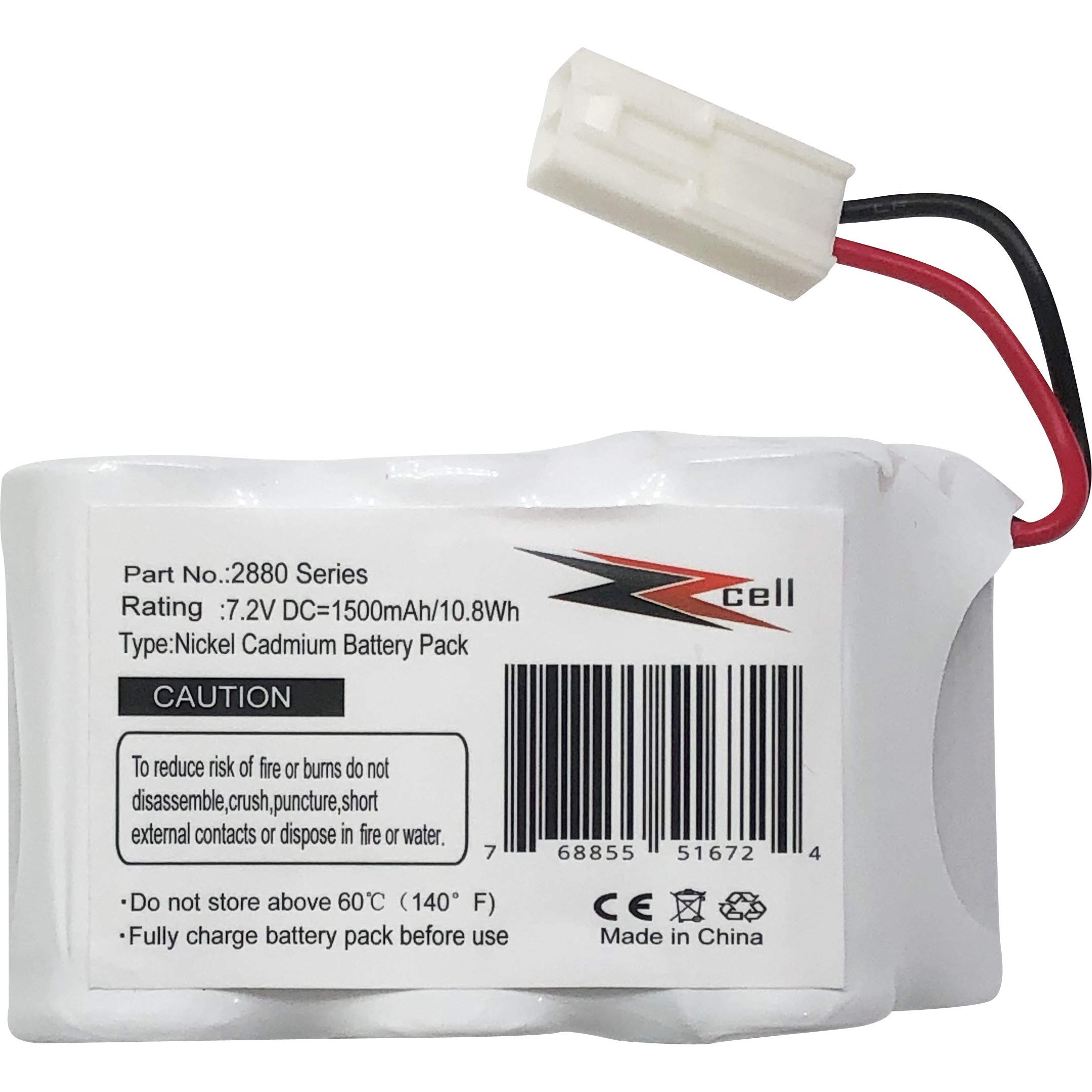 ZZcell® Battery Replacement for Bissell 2880 Series Perfect Sweep Turbo Cordless Carpet & Floor Sweeper Vacuum Models 2880, 2880A, 2880B, 2880C, 2880D, 2880K, 2880Q, 2880T, 2880W, 28801, 28802, 28806