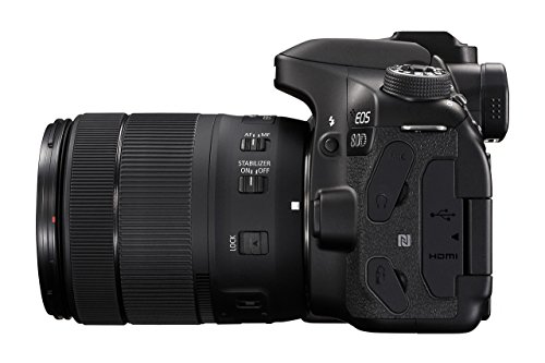 Canon EOS 80D Digital SLR Kit with EF-S 18-135mm f/3.5-5.6 Image Stabilization USM Lens (Black) (Renewed)