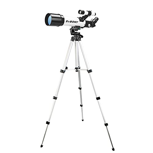 SVBONY Telescope for Kids, 60mm Portable Refractor Telescope, Multi-Coated Optics Ideal Telescope for Beginners