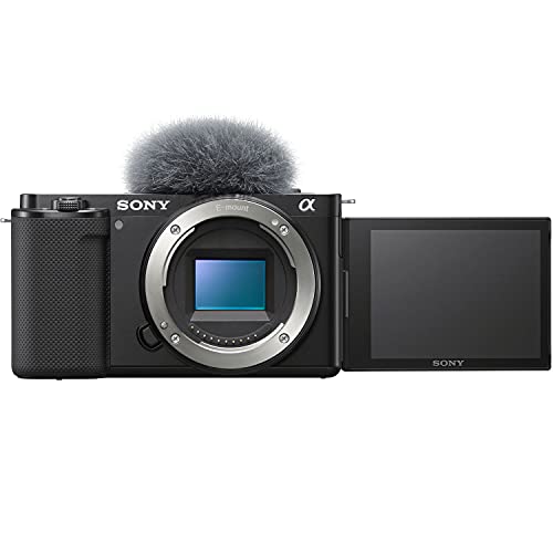 Sony ZV-E10 Mirrorless Alpha APS-C Vlog Camera Body and 16-50mm F3.5-5.6 Zoom Lens ILCZV-E10L/B Black Bundle with Deco Gear Photography Case + Extra Battery + Photo Video Software & Accessories Kit