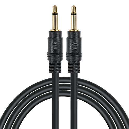 TENINYU 3.5mm Mono Cable - 12V Trigger, IR Infrared Sensor Receiver Extension Extender, 3.5mm 1/8" TS Monaural Mini Mono Audio Plug Jack Connector Male to Male Cable (3FT)