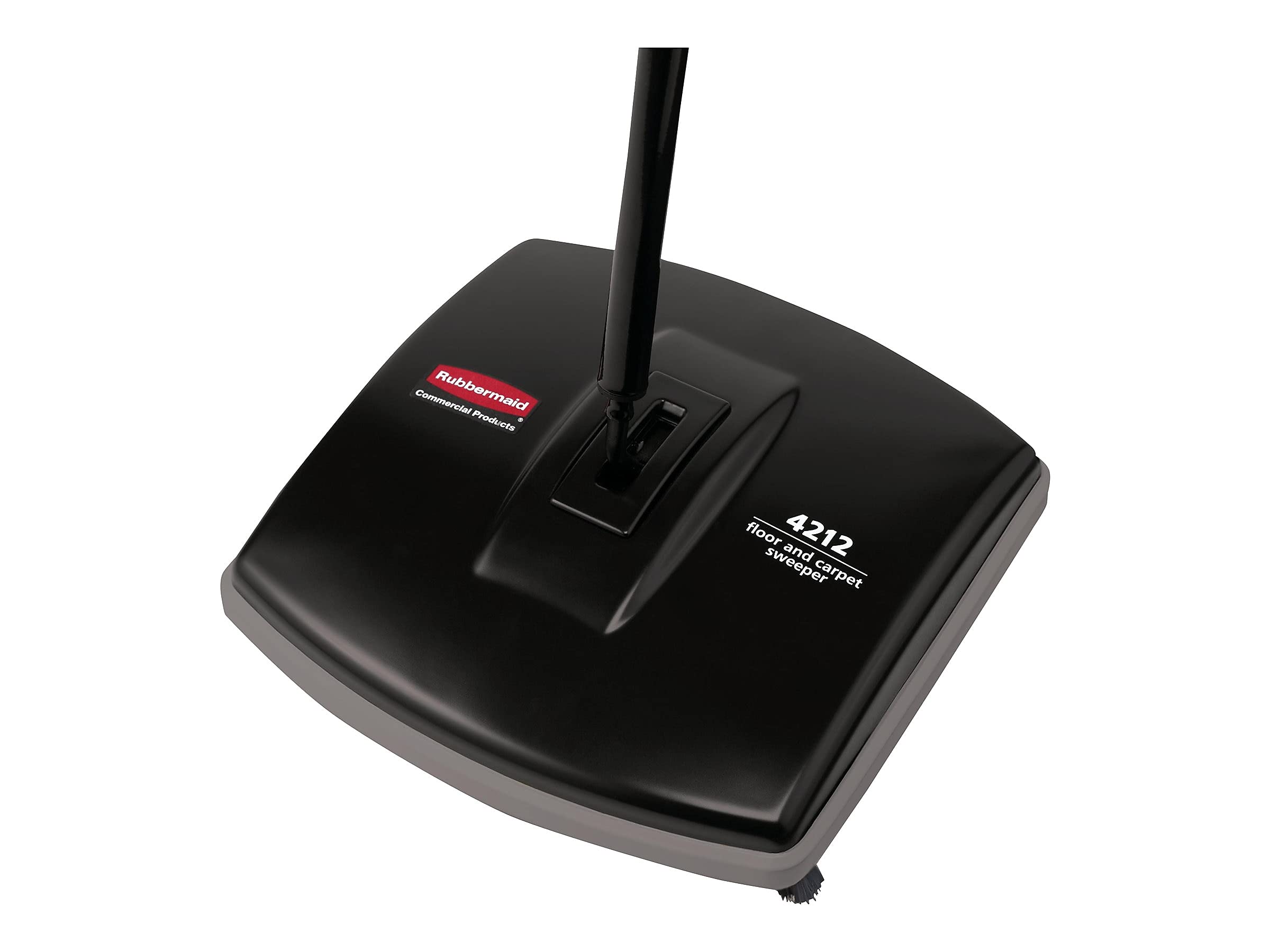 Rubbermaid Commercial Galvinized Steel Carpet & Floor Sweeper, Cordless Sweeper, Hardwood Floor Cleaner, Push Broom