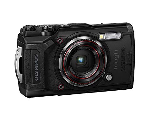 Olympus Tough TG-6 Waterproof Camera, Black -16GB Basic Bundle (Renewed)