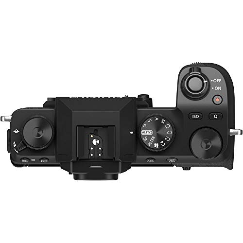 FUJIFILM X-S10 Mirrorless Digital Camera Body Bundle, Includes: SanDisk 128GB Extreme PRO Memory Card, Spare Fujifilm Battery, Card Reader, Memory Card Wallet and Lens Cleaning Kit (6 Items)