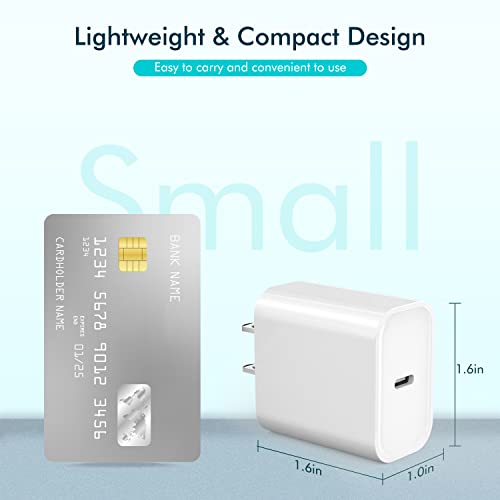 iPhone Fast Charger [Apple MFi Certified] 10FT Extra Long Fast Charging Lightning Cable with USB C Charger Block 20W PD Travel Plug for iPhone 14/Pro/Pro Max/Plus/13/12/11/Mini/Pro/XS/XR/SE 2022/iPad
