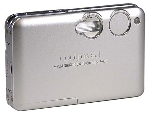 Nikon Coolpix S1 5.1 MP Slim-Design Digital Camera with 3x Optical Zoom (Includes Dock) (OLD MODEL)