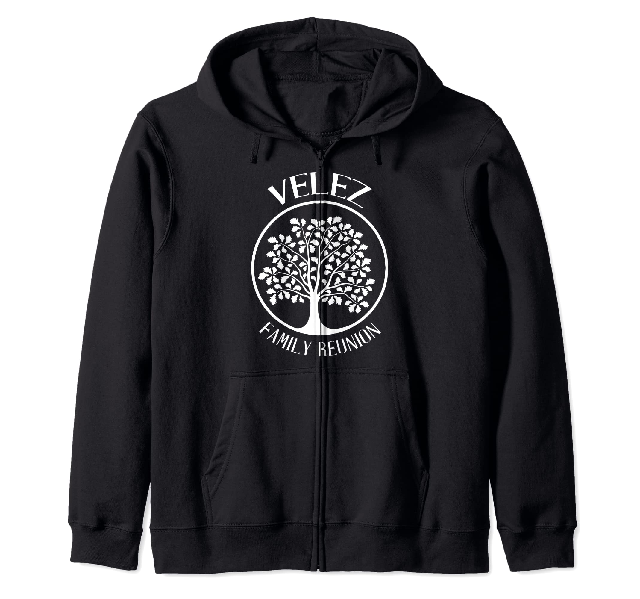 Velez Family Reunion For All Tree With Strong Roots Zip Hoodie