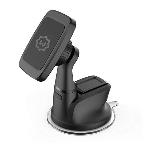 WixGear Dashboard Mount, Universal Magnetic Car Mount Holder, Windshield Mount and Dashboard Mount Holder for Cell Phones with Strong Dashboard Gellâ (New Rectangle Head)