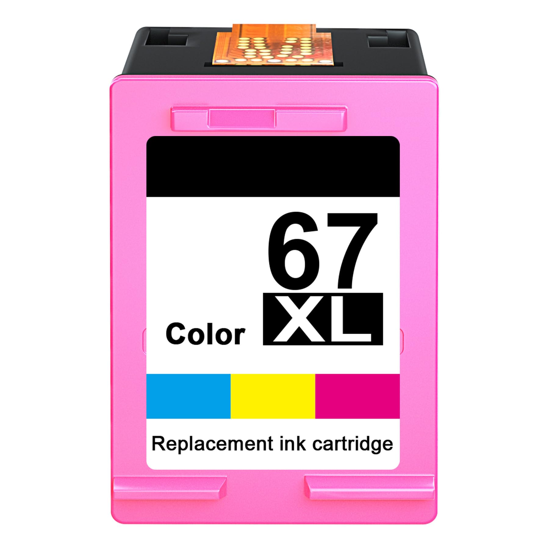 Valinkso Compatible for HP ink 67XL Tri-color for DeskJet 2700 2700e 2752 2752e 2755e 2755 4155 Envy 6000 6055e 6055 6075 Envy Pro 6400 6455 6455e 6475 6452 6458 (1 Tri-color)