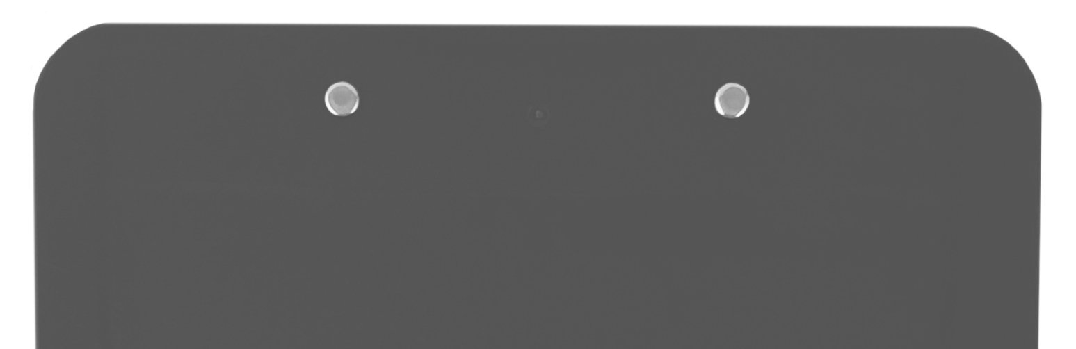 Trade Quest Plastic Clipboard Opaque Color Letter Size Low Profile Clip (Pack of 6) (Gray)