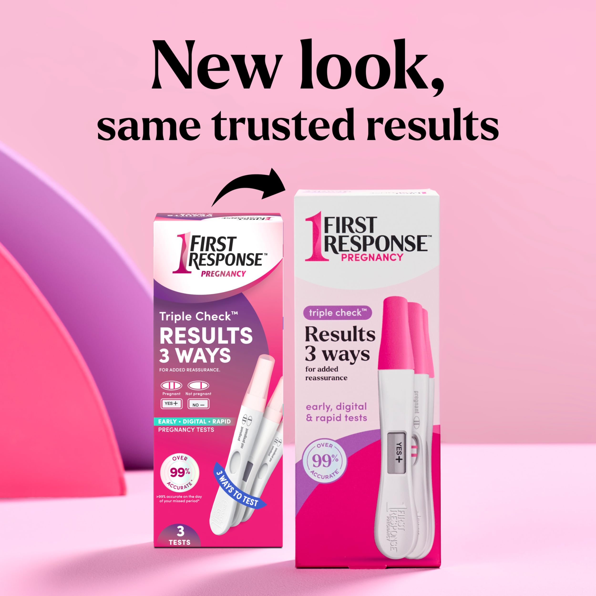 First Response Triple Check Pregnancy Test, 3 Count