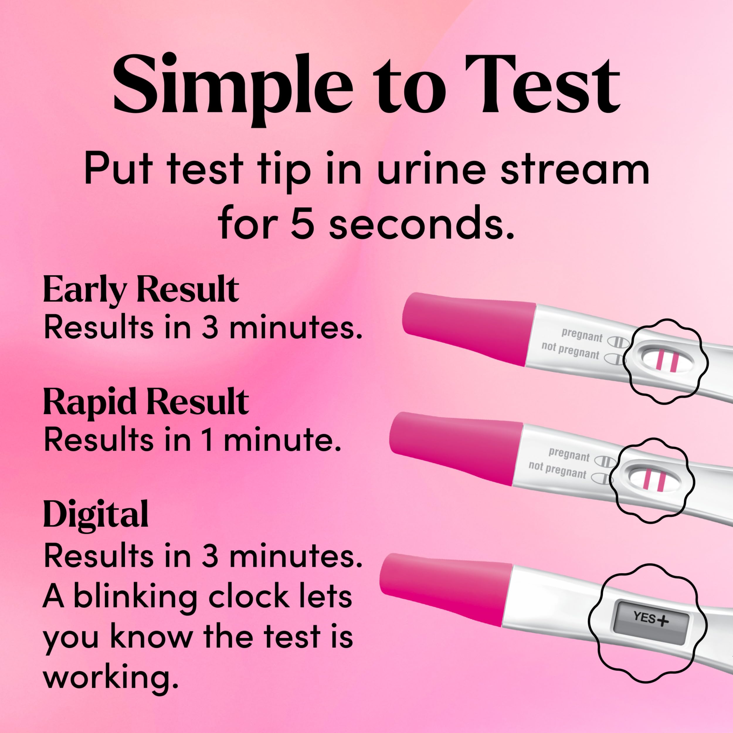 First Response Triple Check Pregnancy Test, 3 Count