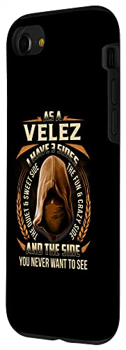 iPhone SE (2020) / 7 / 8 As a VELEZ I have 3 sides ninja custom name birthday gift Case
