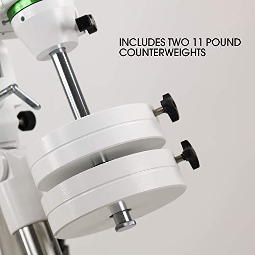 Sky-Watcher HEQ5 β Fully Computerized GoTo German Equatorial Telescope Mount β Motorized Astrophotography Mount with 42,000 Object Database