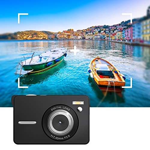 4k Digital Camera Up to 56 MP (Interpolation) Digital Camera 20x Digital Zoom 2.7 Inch TFT-LCD Digital Anti—Shake Camera Built-in Flash and Face Distinguish, Portable Mini Kids