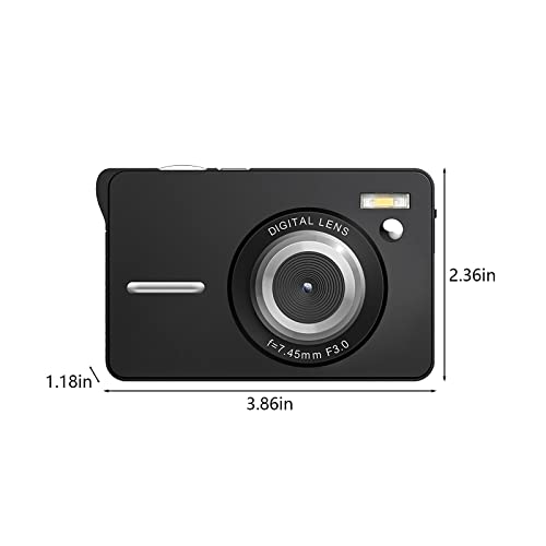 4k Digital Camera Up to 56 MP (Interpolation) Digital Camera 20x Digital Zoom 2.7 Inch TFT-LCD Digital Anti—Shake Camera Built-in Flash and Face Distinguish, Portable Mini Kids