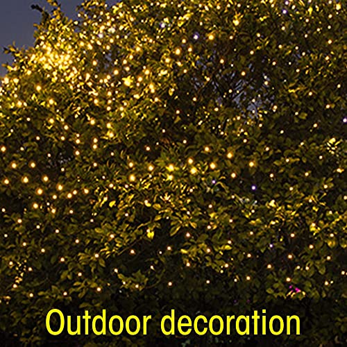 beenSOLE Solar String Lights Outdoor, 30.6ft 50 LED Crystal Globe Cafe Lights with 8 Lighting Modes, Waterproof Solar Powered Patio Lights for Outdoor Garden Yard Porch Party Decor (Warm White)