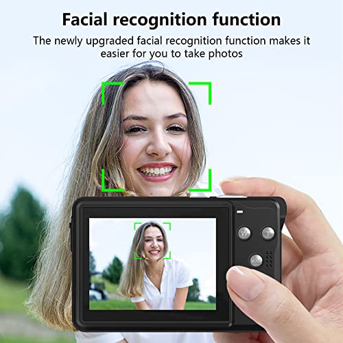4k Digital Camera Up to 56 MP (Interpolation) Digital Camera 20x Digital Zoom 2.7 Inch TFT-LCD Digital Anti—Shake Camera Built-in Flash and Face Distinguish, Portable Mini Kids