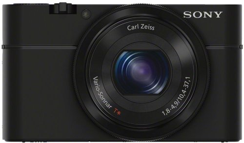 Sony Cyber-shot DSC-RX100 Digital Camera (Black) DSCRX100/B (Renewed)