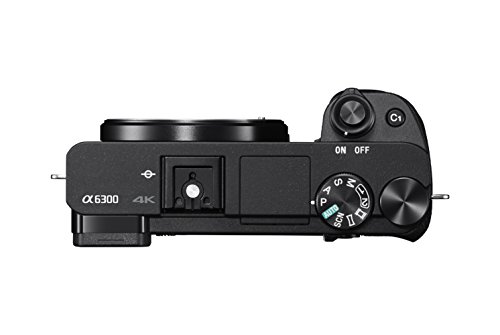 Sony Alpha a6300 Mirrorless Camera: Interchangeable Lens Digital Camera with APS-C, Auto Focus & 4K Video - ILCE 6300 Body with 3” LCD Screen - E Mount Compatible - Black (Includes Body Only)