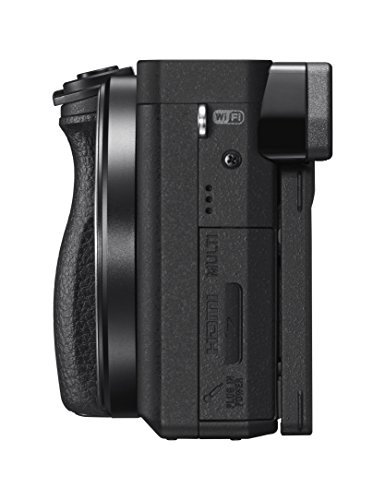 Sony Alpha a6300 Mirrorless Camera: Interchangeable Lens Digital Camera with APS-C, Auto Focus & 4K Video - ILCE 6300 Body with 3” LCD Screen - E Mount Compatible - Black (Includes Body Only)