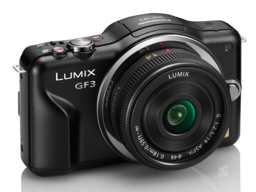 Panasonic Lumix DMC-GF3CK Kit 12.1 MP Digital Camera with 14mm Pancake Lens