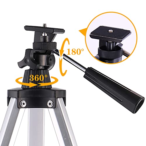 NETSKINSON Telescope, 70mm Aperture 400mm AZ Mount Astronomical Refracting Telescope for Kids Beginners, Portable Travel Telescope with Carry Bag, Phone Adapter & Wireless Remote