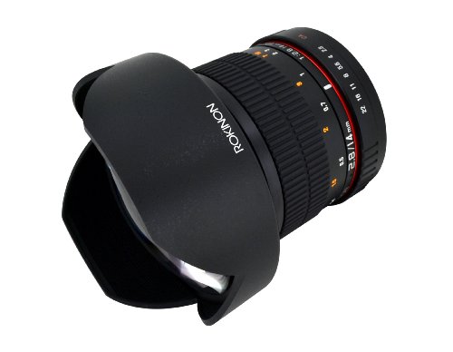 Rokinon 14mm f/2.8 IF ED UMC Ultra Wide Angle Fixed Lens w/ Built-in AE Chip for Nikon