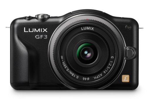 Panasonic Lumix DMC-GF3CK Kit 12.1 MP Digital Camera with 14mm Pancake Lens