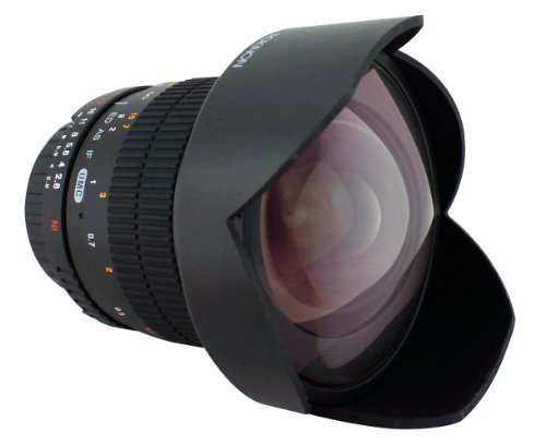 Rokinon 14mm f/2.8 IF ED UMC Ultra Wide Angle Fixed Lens w/ Built-in AE Chip for Nikon