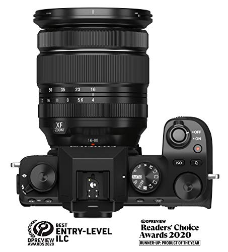 Fujifilm X-S10 Mirrorless Digital Camera XF16-80mm Lens Kit - Black