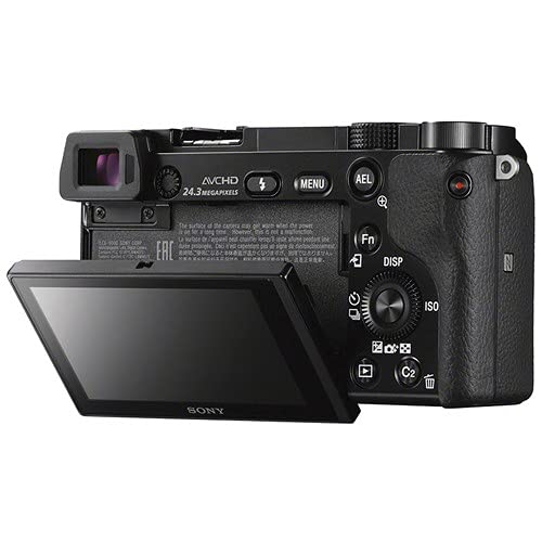Sony Alpha a6000 Mirrorless Digital Camera with 16-50mm + 55-210mm Lenses with 64GB Memory Card -International Model