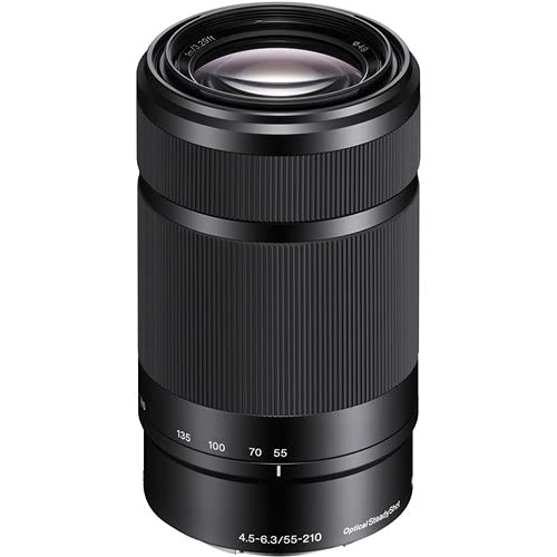 Sony Alpha a6000 Mirrorless Digital Camera with 16-50mm + 55-210mm Lenses with 64GB Memory Card -International Model