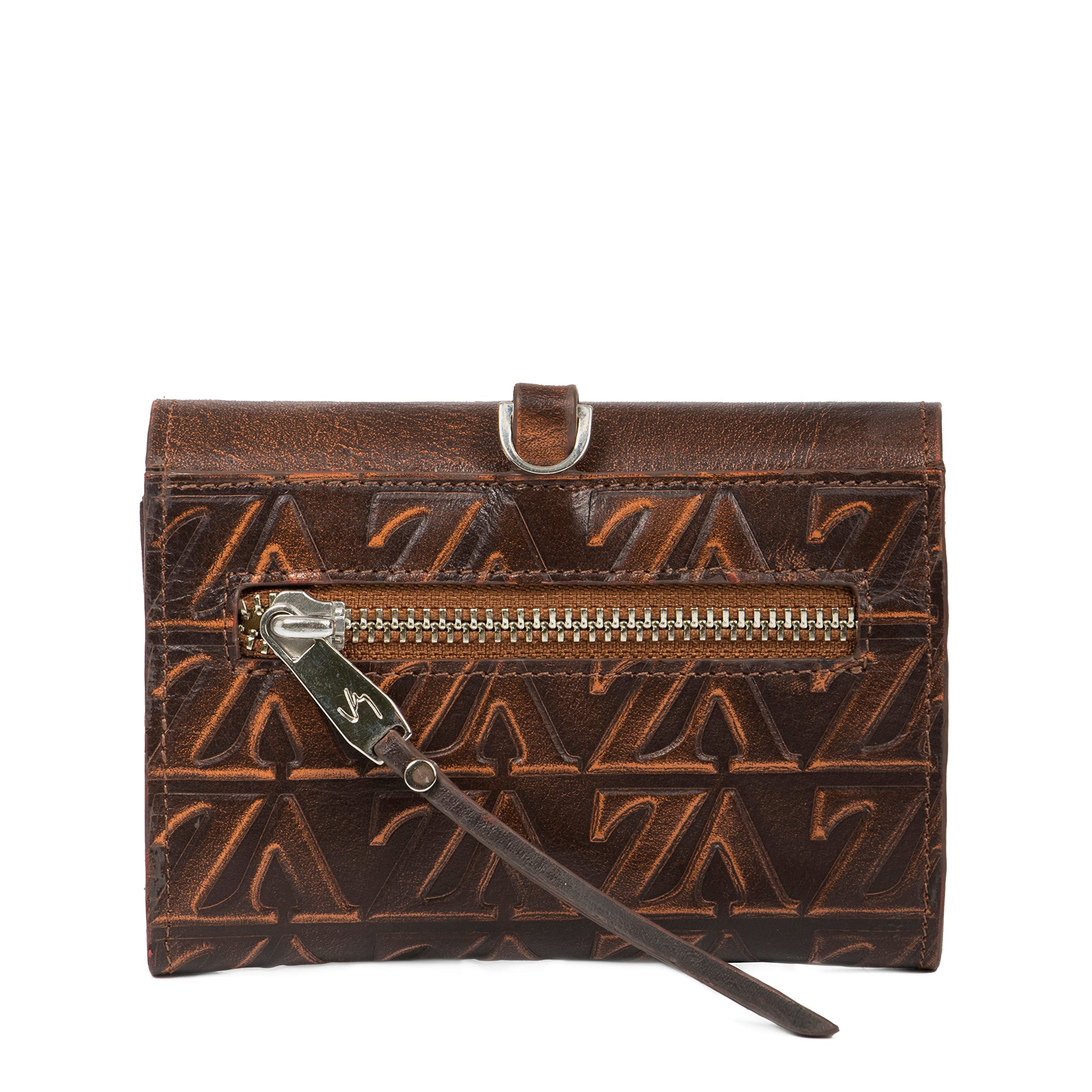 VELEZ Small Wallet for Women - Tan Full Grain Leather Wallet - Trifold RFID Blocking Wallet - Slim Wallet with Coin Purse
