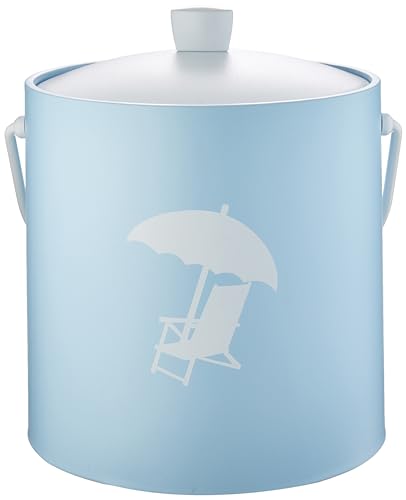Kraftware Pastimes 3qt (Beach Chair, Light Blue) Ice Bucket, Small