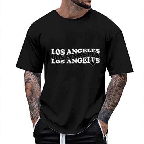 Beer Hawaiian Shirts for Men Cool Shirts for Men Printed Breathable O Neck Lightweight Outdoor Loose Fit Tees True Comfort Stylish Tops Beer Crop Tops