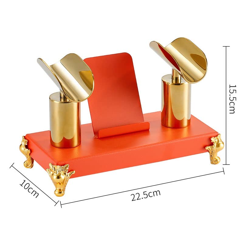 YFZMD Ktv Table Supplies Full Set of Fruit Plate Ice Bucket Microphone Holder Toothpick Cup Tissue Box Stainless Steel