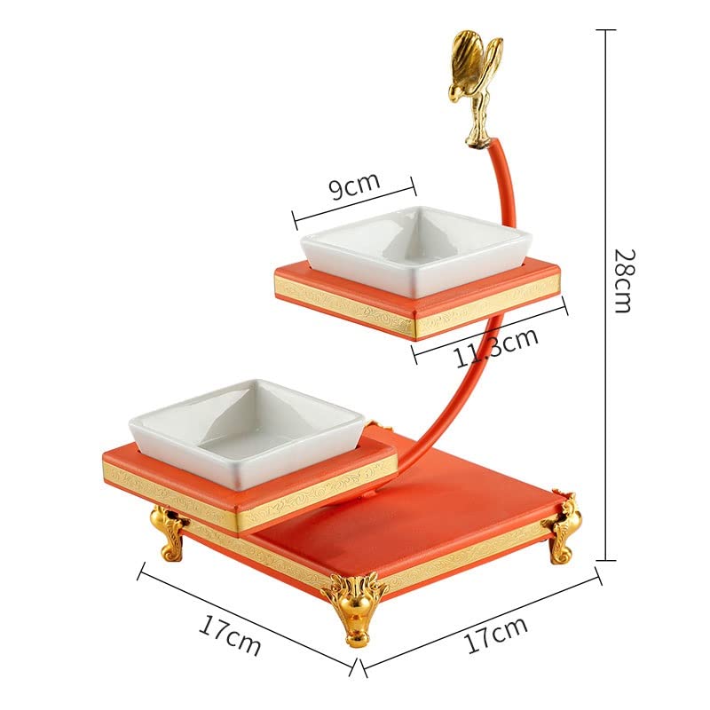 YFZMD Ktv Table Supplies Full Set of Fruit Plate Ice Bucket Microphone Holder Toothpick Cup Tissue Box Stainless Steel